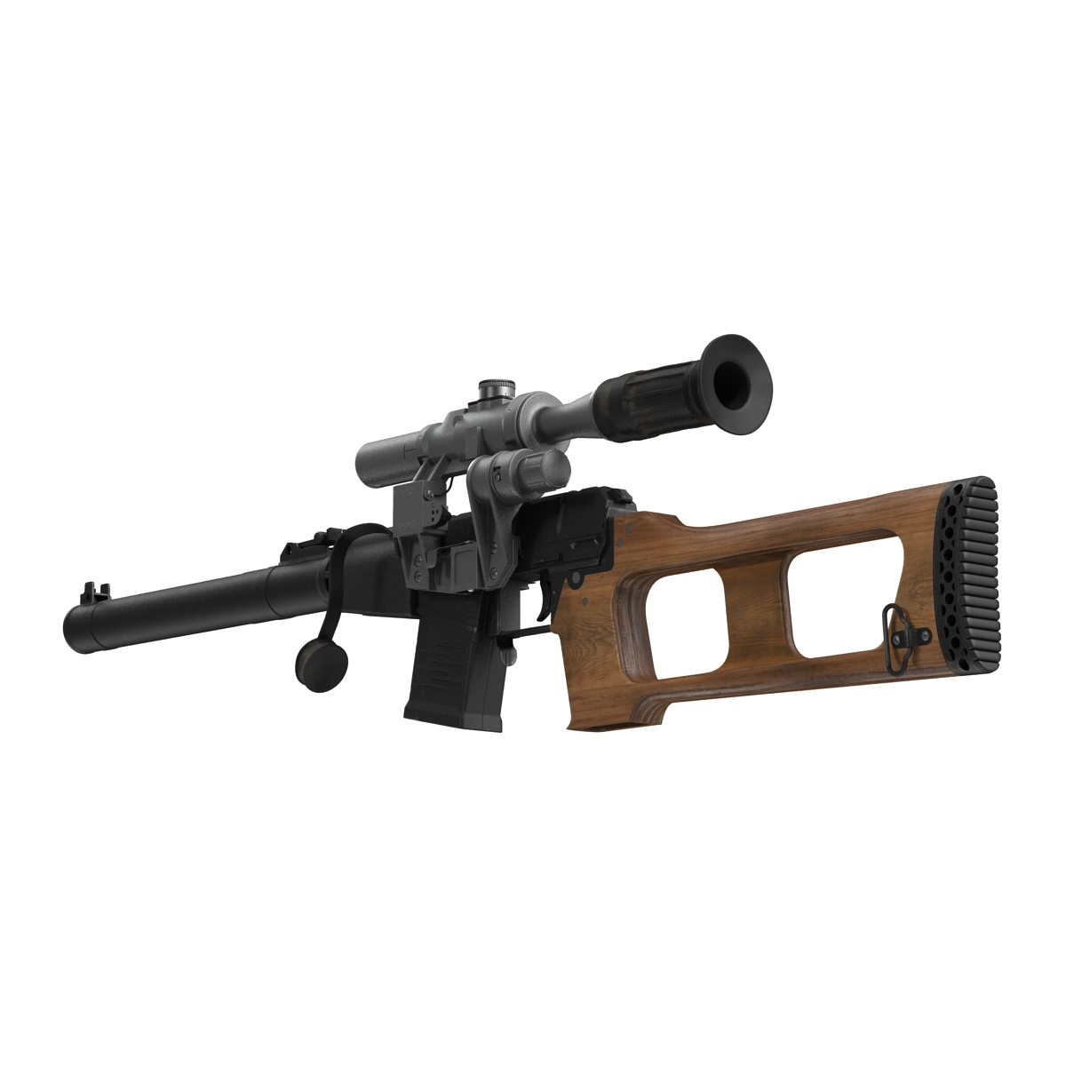 sniper rifle vss vintorez 3d 3ds