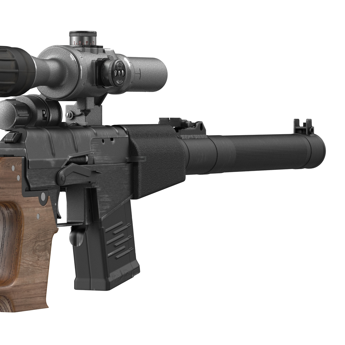 sniper rifle vss vintorez 3d 3ds