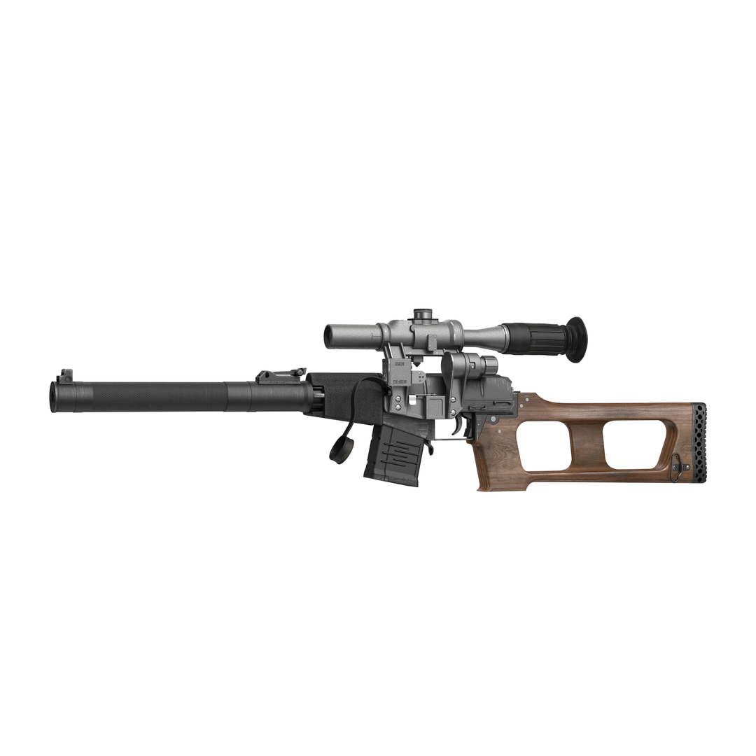 sniper rifle vss vintorez 3d 3ds