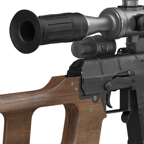 sniper rifle vss vintorez 3d 3ds