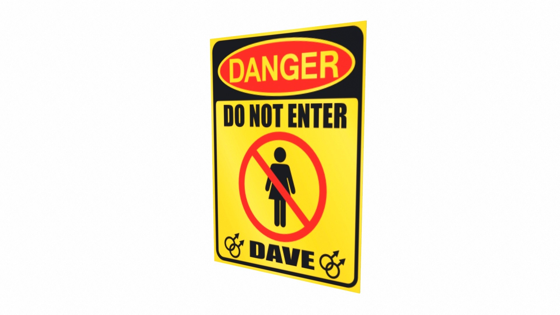 Do Not Enter Sign 3D Model - TurboSquid 2372515