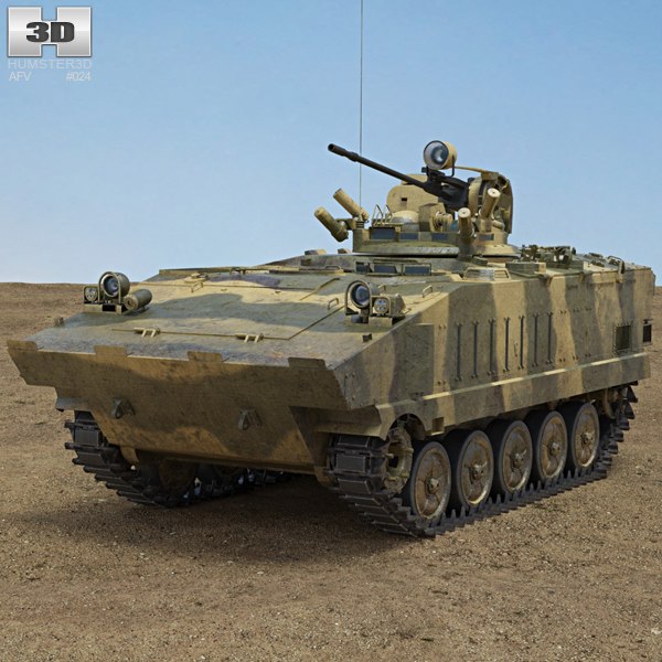 modelo 3d AMX-10P - TurboSquid 1223398