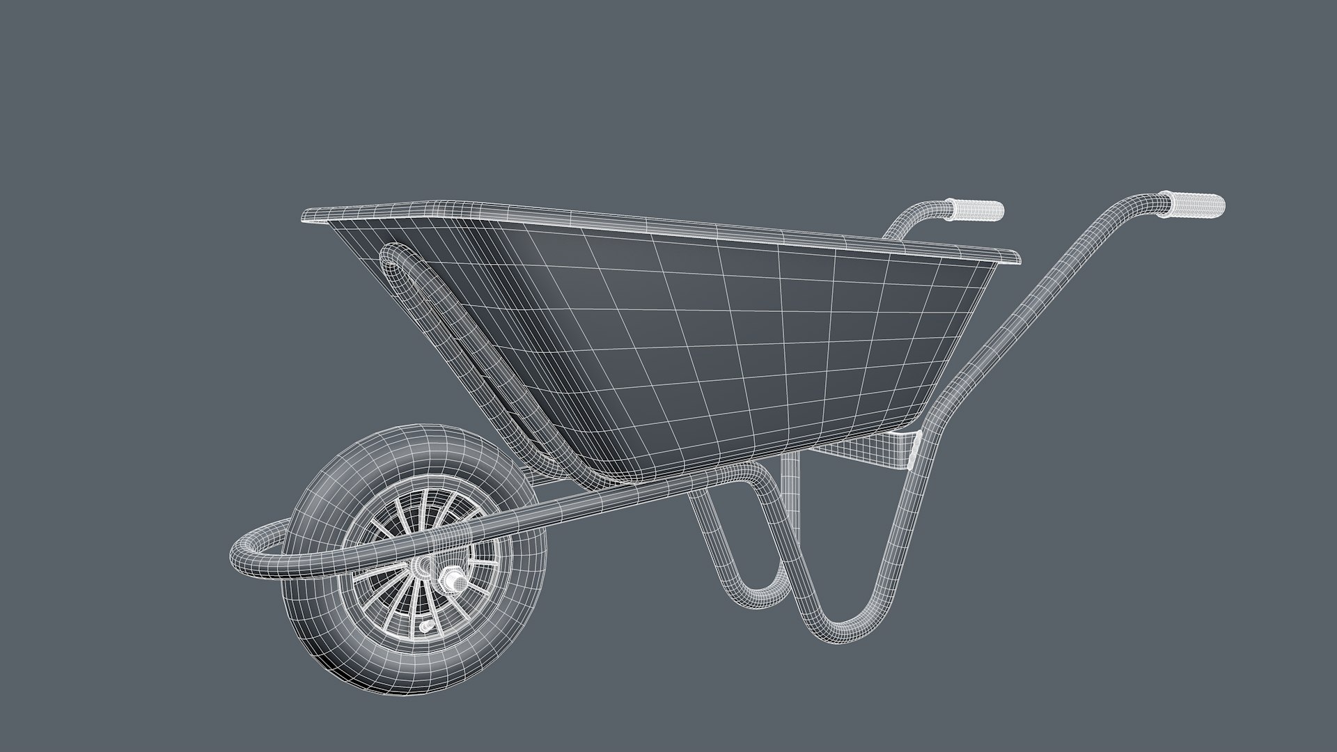 3D Wheelbarrow Model - TurboSquid 2024683