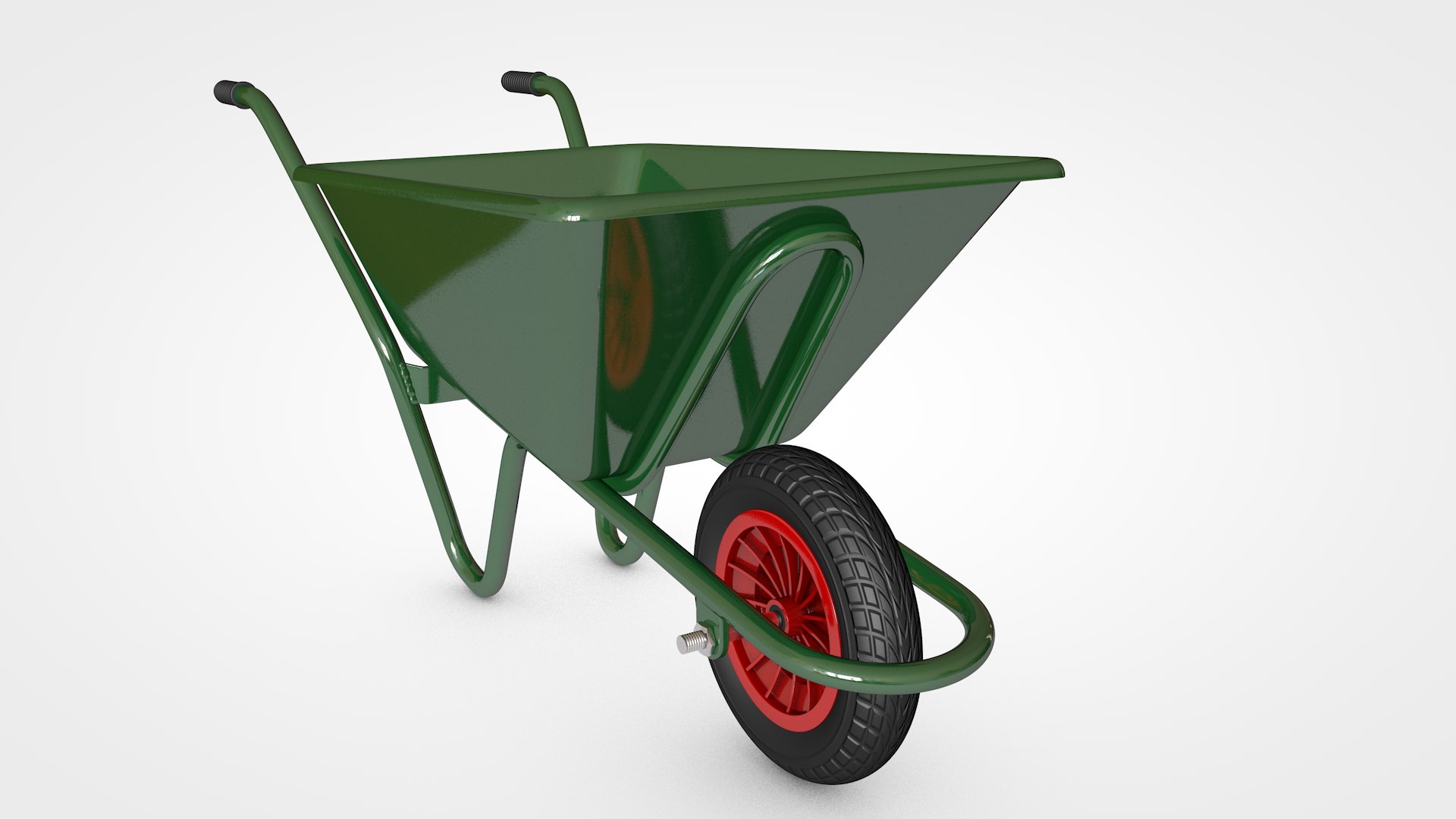 3D Wheelbarrow Model - TurboSquid 2024683