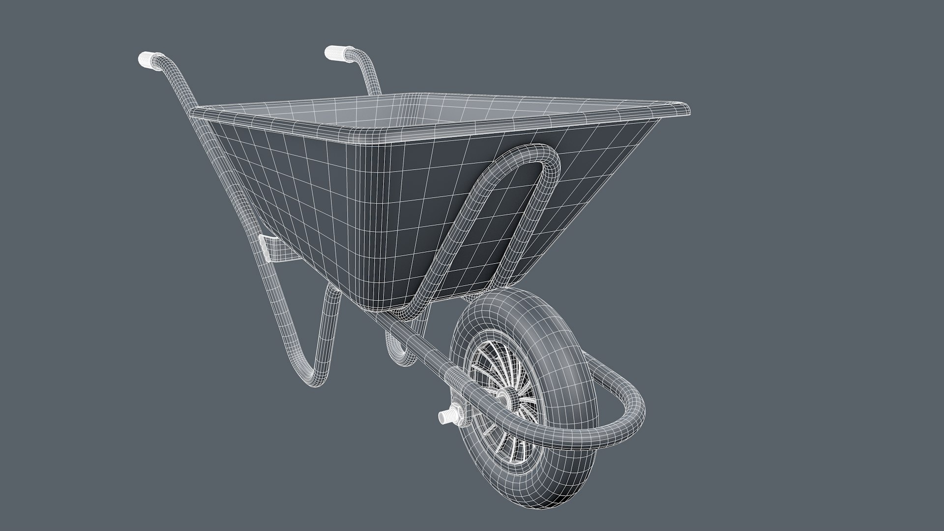 3D Wheelbarrow Model - TurboSquid 2024683