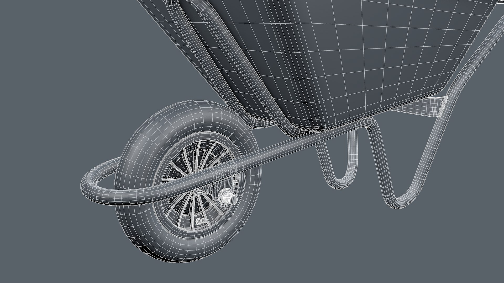 3D Wheelbarrow Model - TurboSquid 2024683