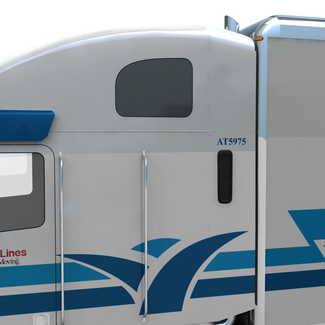 3d Freightliner Argosy Truck Model