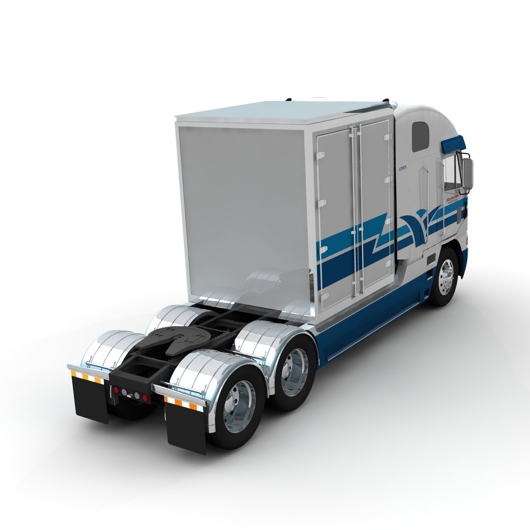 3d Freightliner Argosy Truck Model