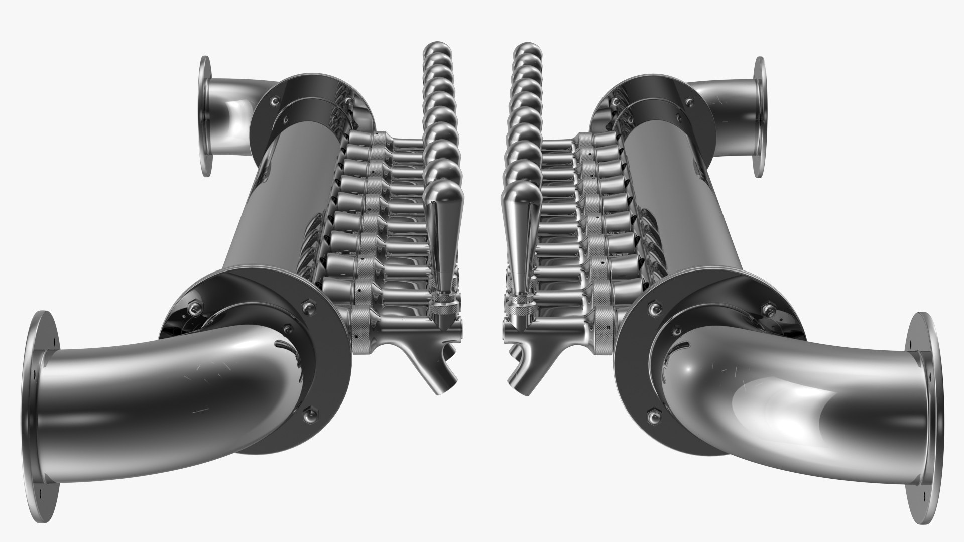 Wall mount rail draft beer 3D - TurboSquid 1682099