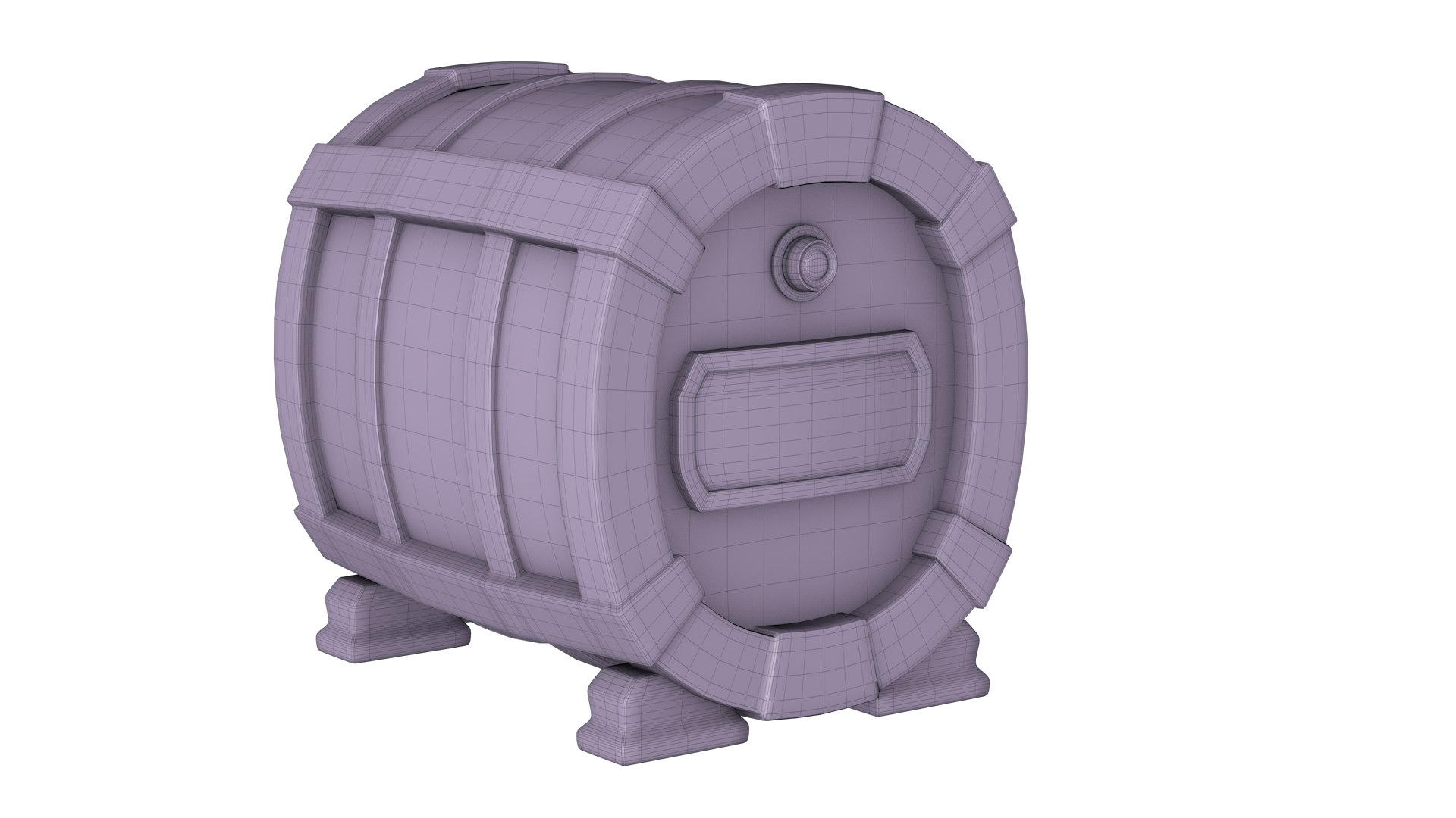 Cartoon Barrel 3D Model - TurboSquid 2117153