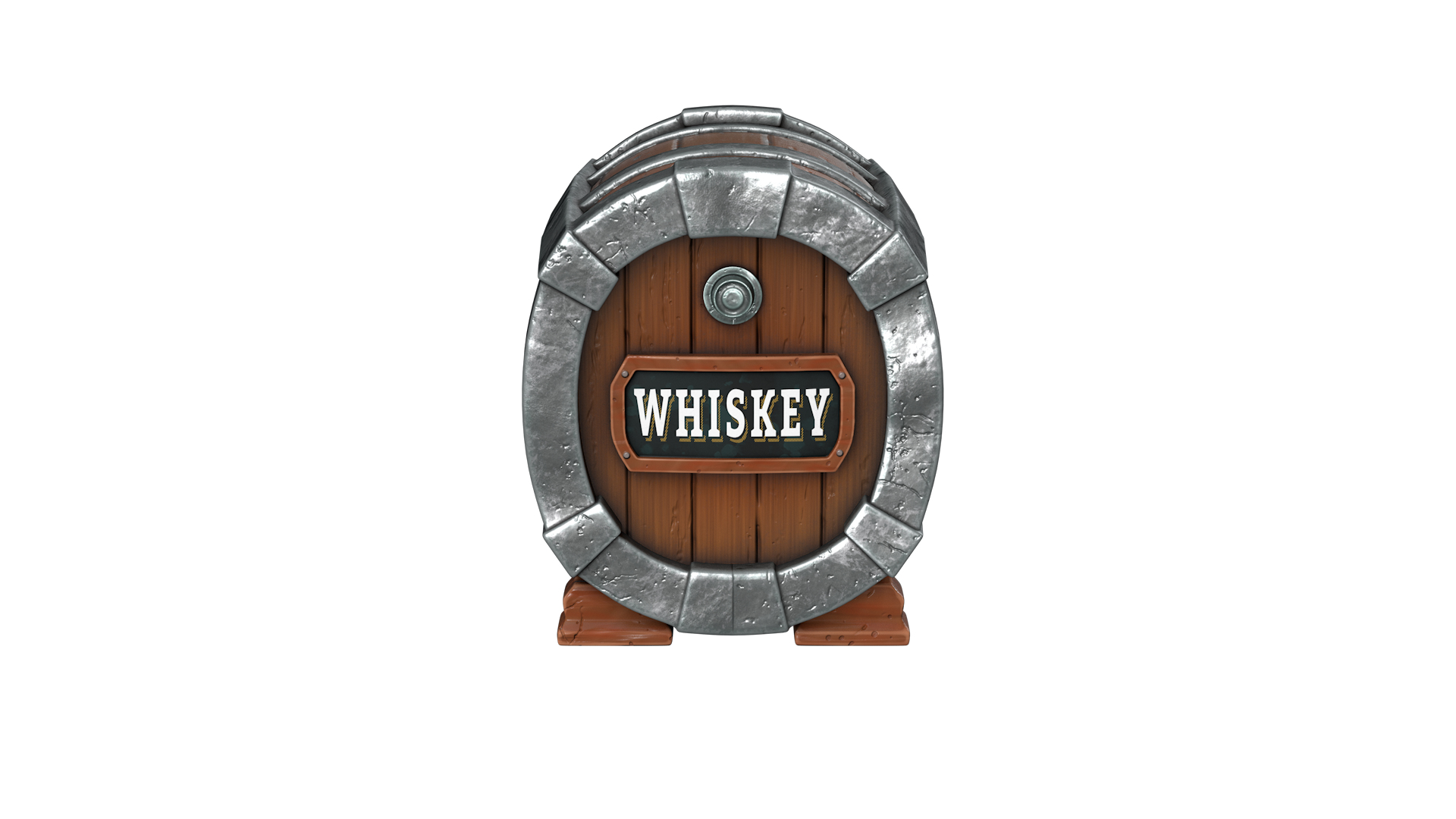 Cartoon Barrel 3D Model - TurboSquid 2117153