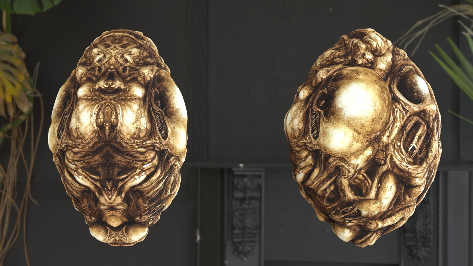 3D Horror Egg - TurboSquid 1988777