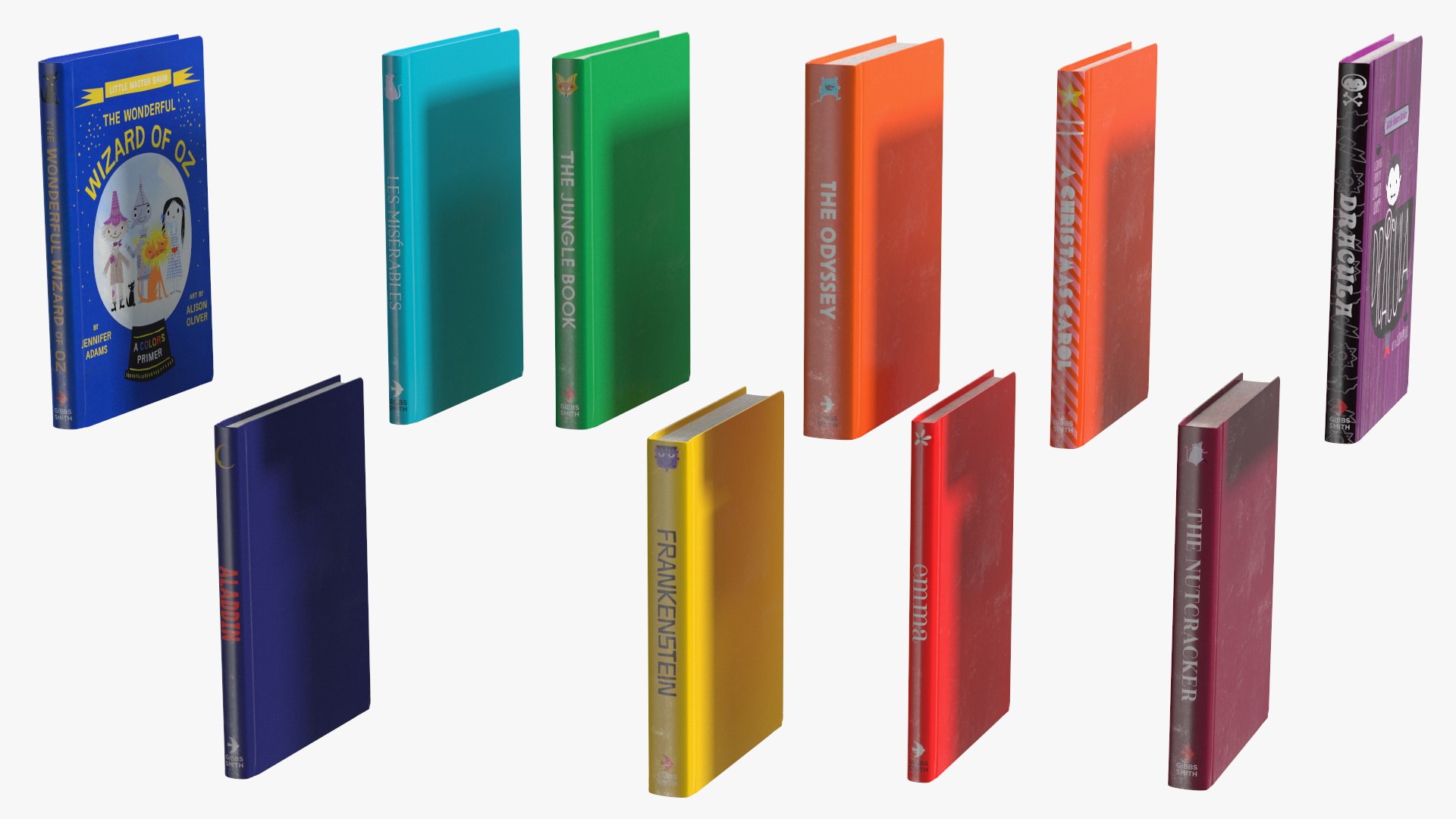 Stack Of Classic Books 3D Model - TurboSquid 2387392