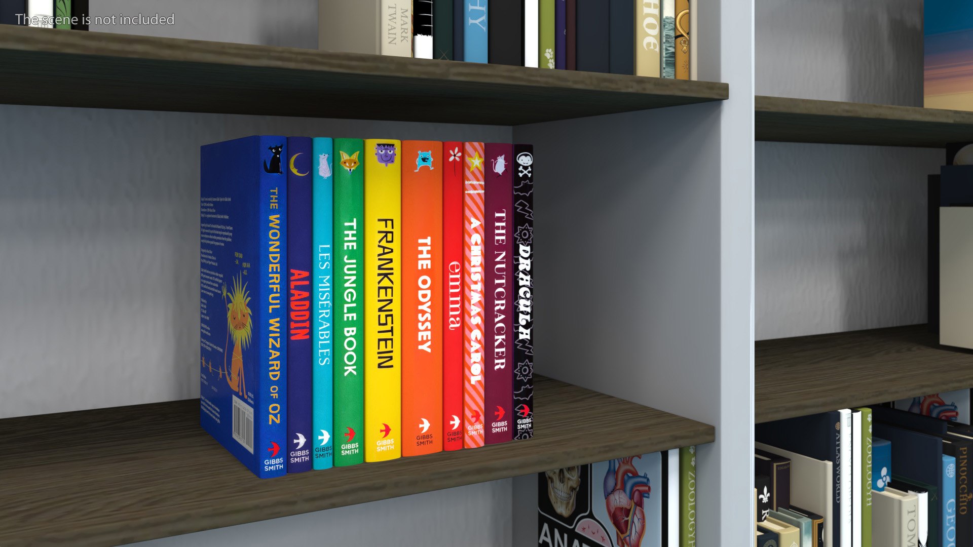 Stack Of Classic Books 3D Model - TurboSquid 2387392