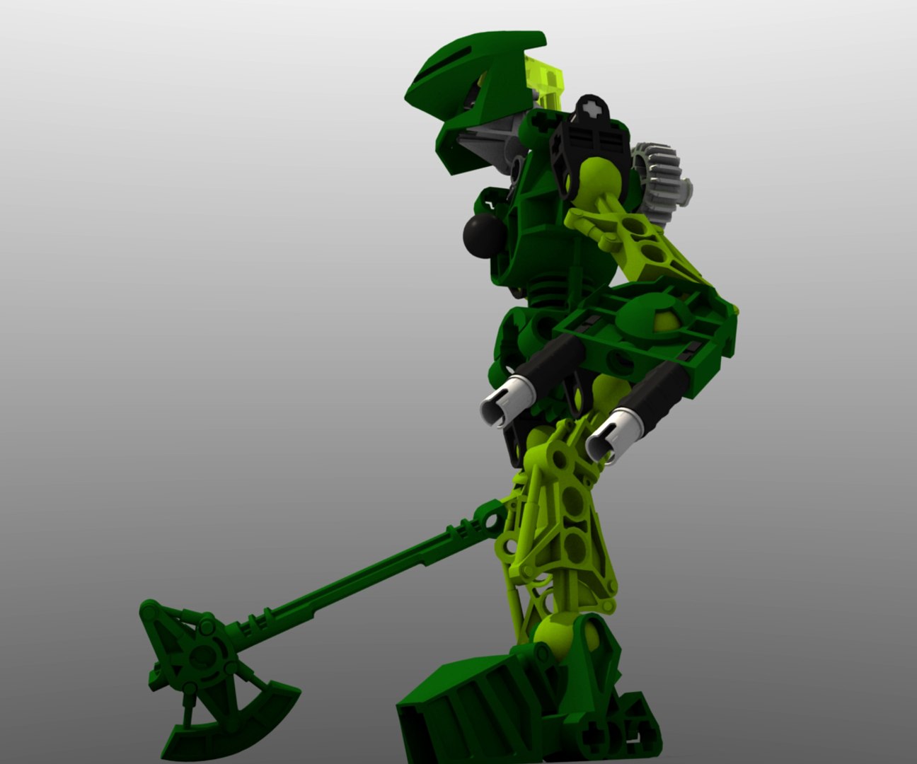 lego bionicle lewa - 3d model