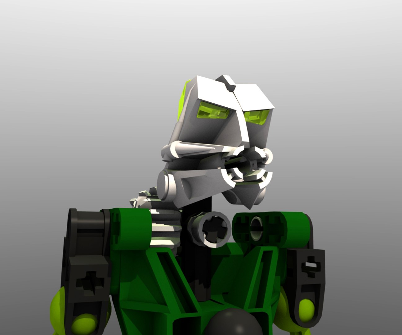 Lego Bionicle Lewa - 3d Model