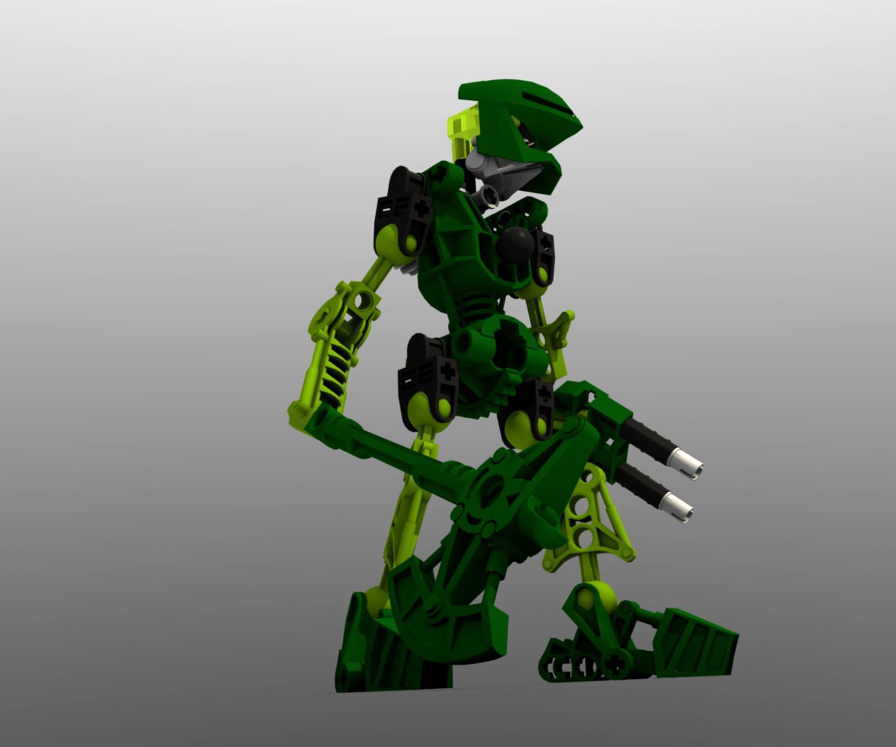 Lego Bionicle Lewa - 3d Model