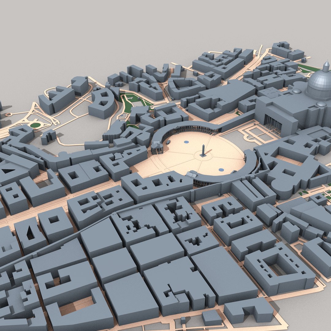 Vatican City 3D Model - TurboSquid 2293707