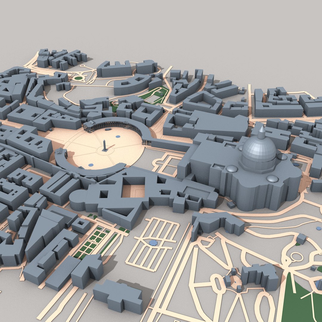Vatican City 3D Model - TurboSquid 2293707