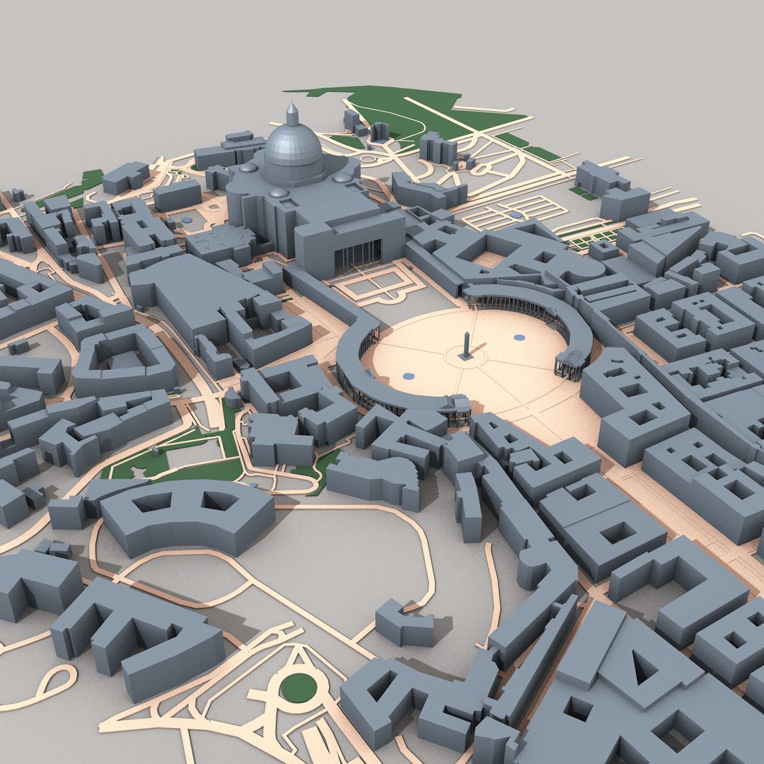 Vatican City 3D Model - TurboSquid 2293707