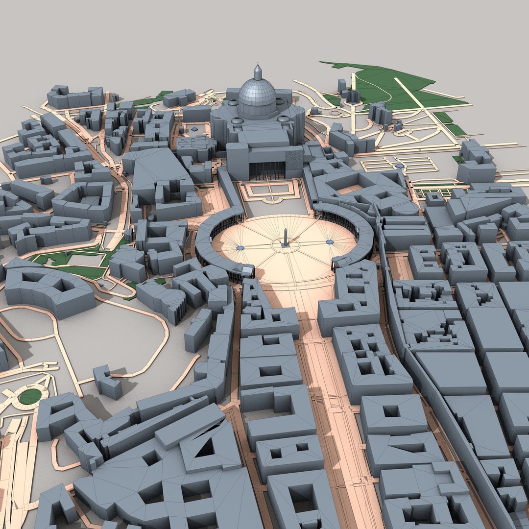 Vatican City 3D Model - TurboSquid 2293707