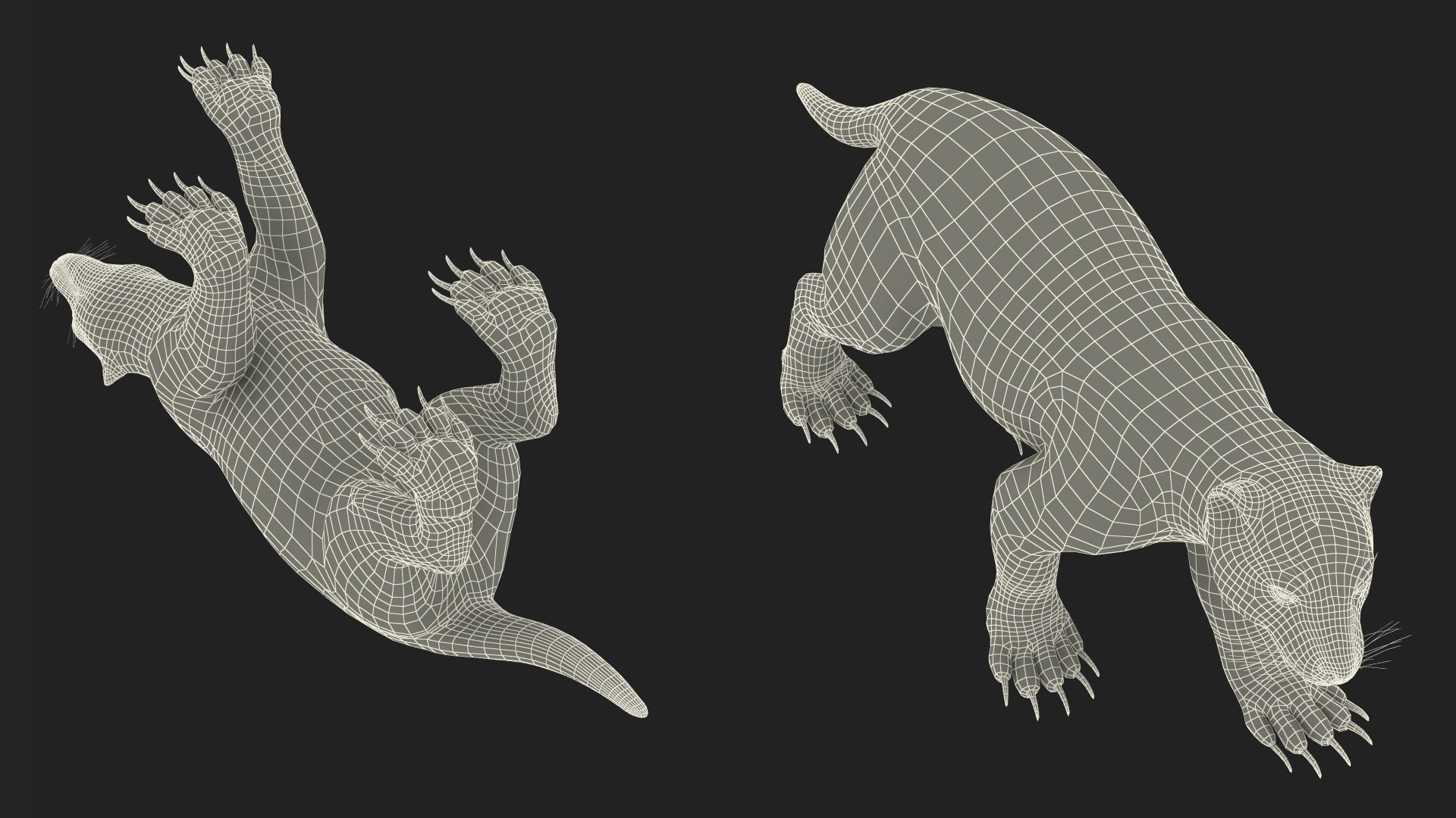 3D model Wolverine Light Color Walking Pose Fur - TurboSquid 2157759