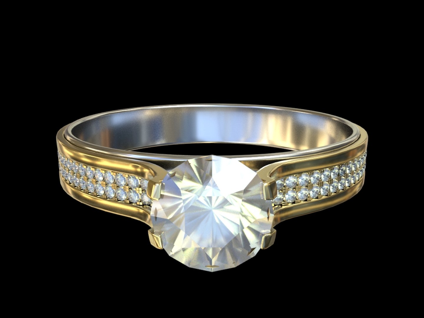3D Diamond Ring Model - TurboSquid 1402784