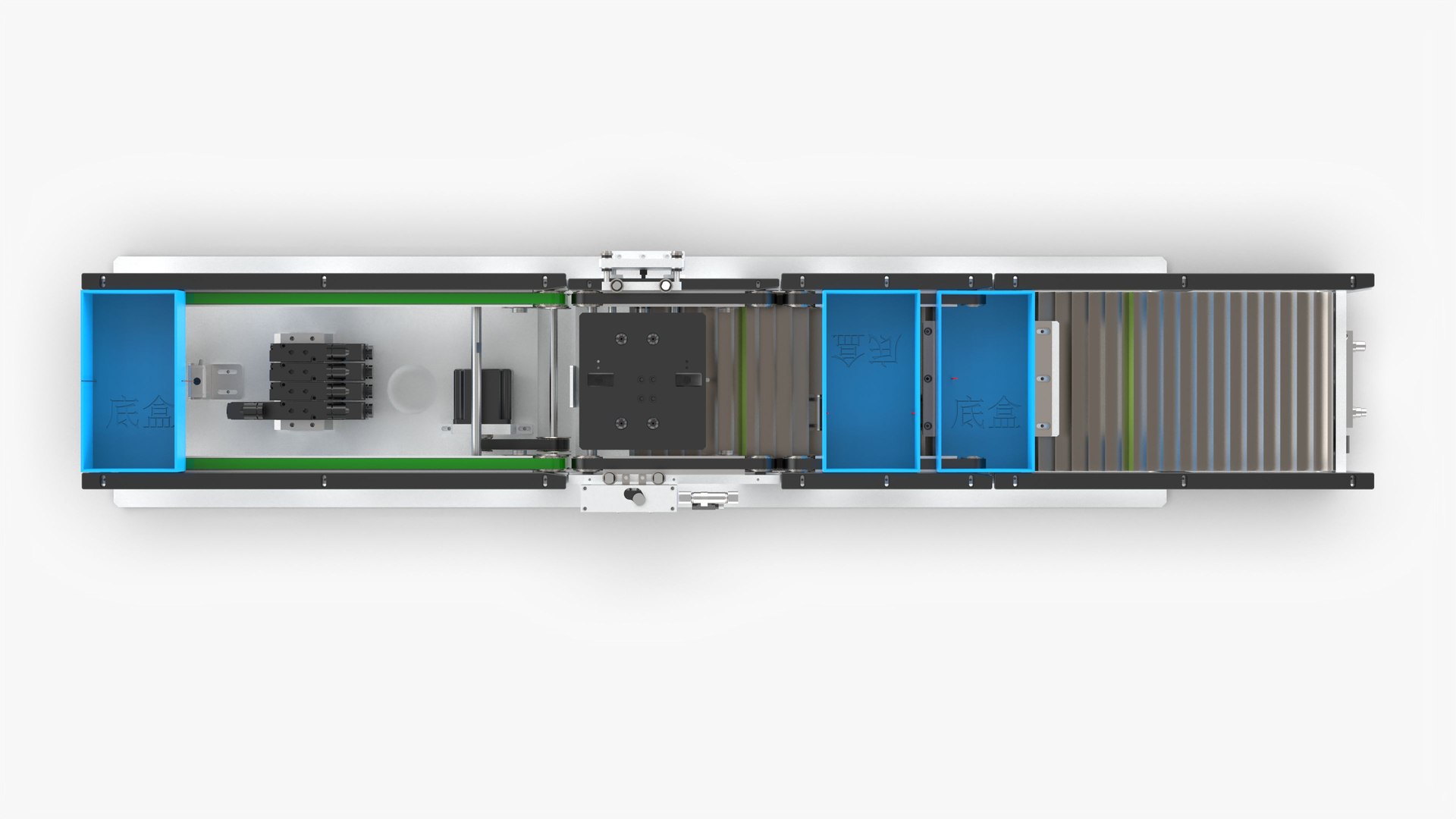 Box Conveyor Belt Line Model - TurboSquid 2027078