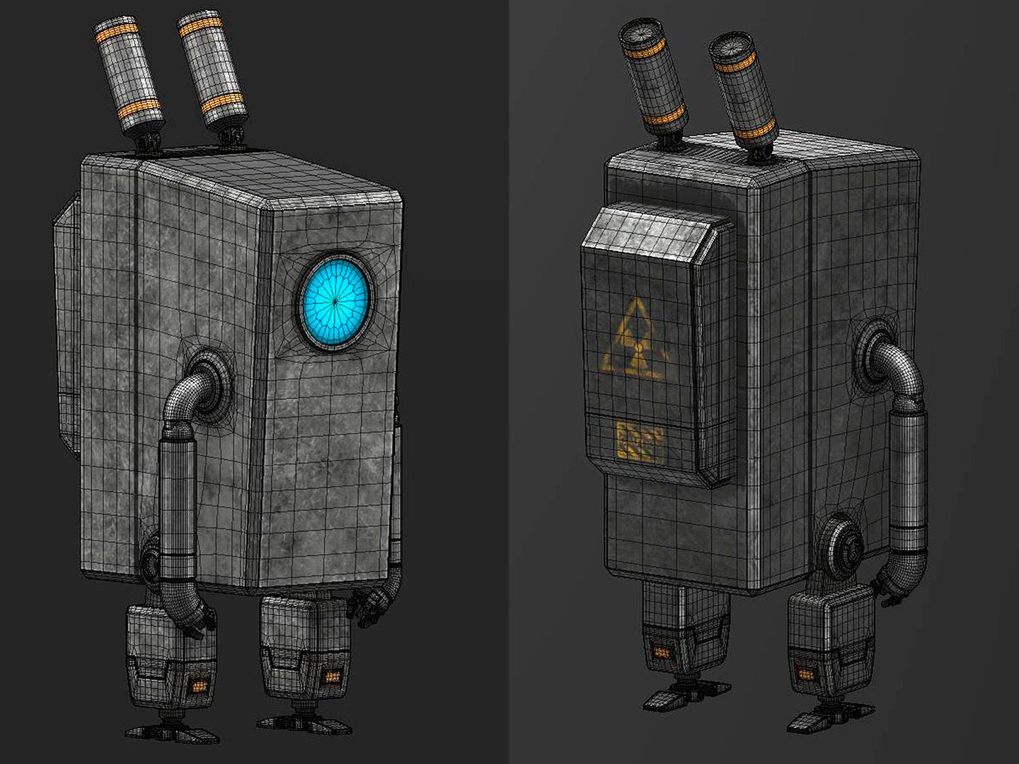 3D Realistic Metal Robot - TurboSquid 1509666