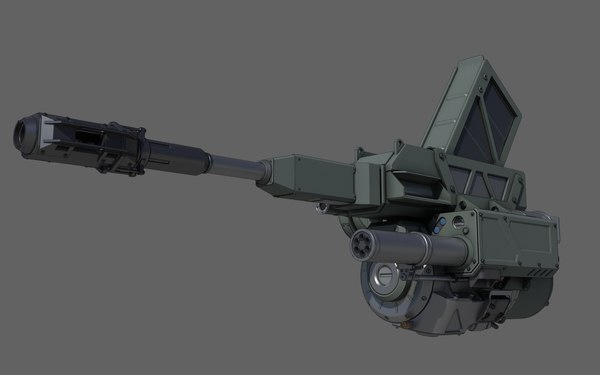 modelo 3d Arma para Mech - TurboSquid 1495029