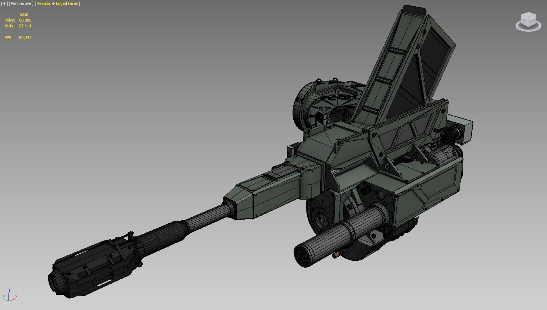 3D Weapon Mech - TurboSquid 1495029