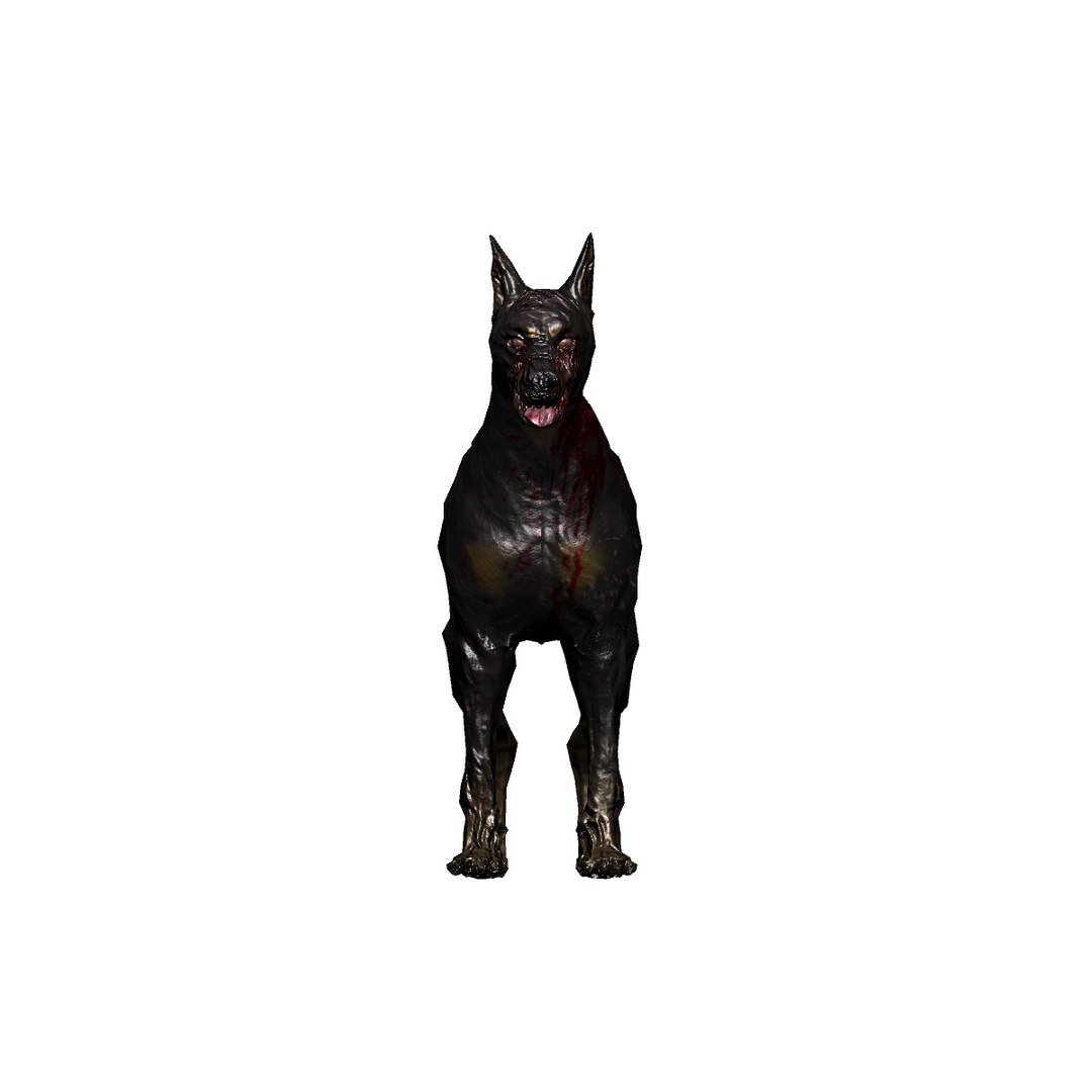 Zombie Dog 3d Model
