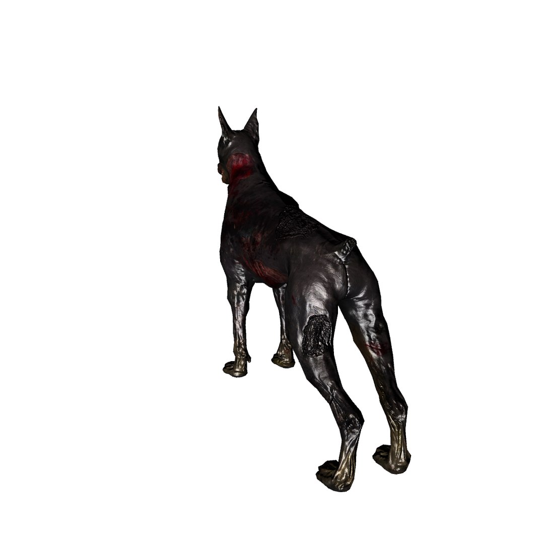 Zombie Dog 3d Model