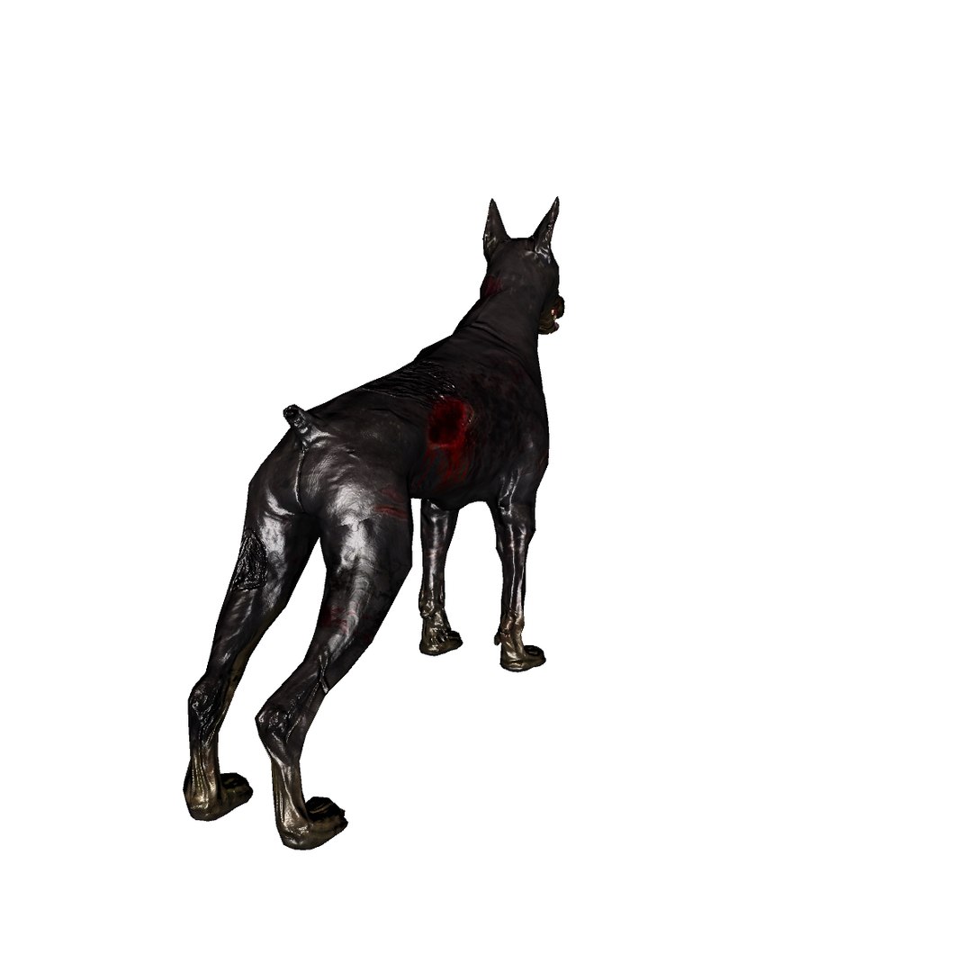 Zombie Dog 3d Model