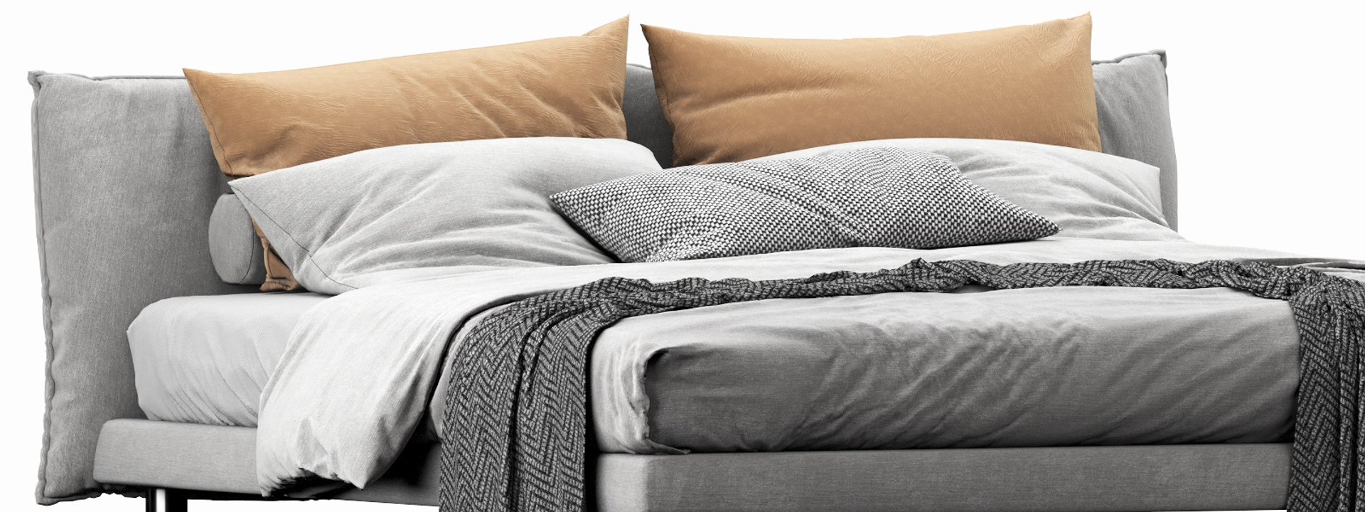 3D Meridiani Oliver Bed - TurboSquid 1569748