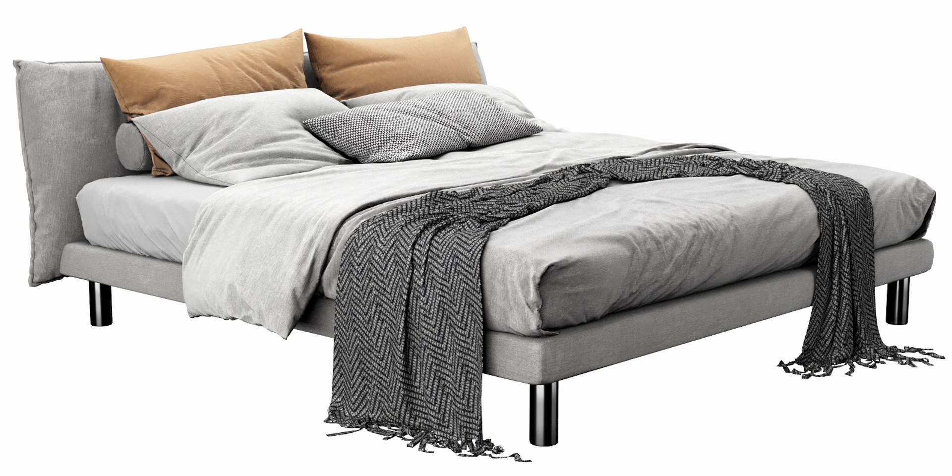 3D Meridiani Oliver Bed - TurboSquid 1569748