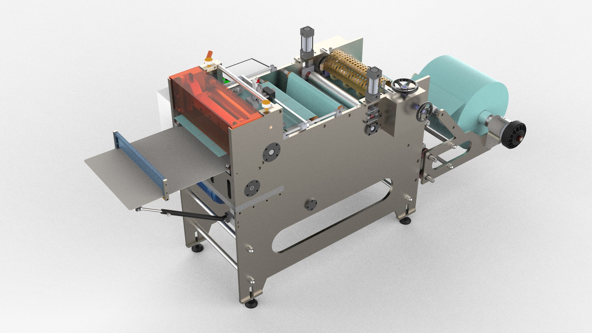 360 Slitting And Slicing Machine 3D Model - TurboSquid 1822445