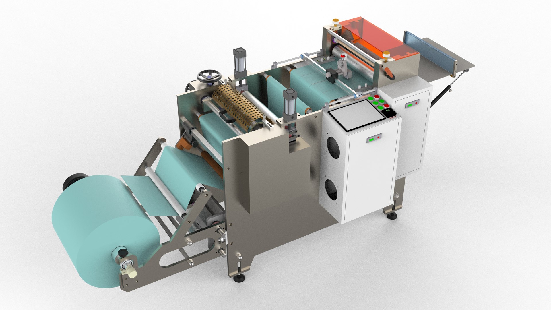 360 Slitting And Slicing Machine 3D Model - TurboSquid 1822445