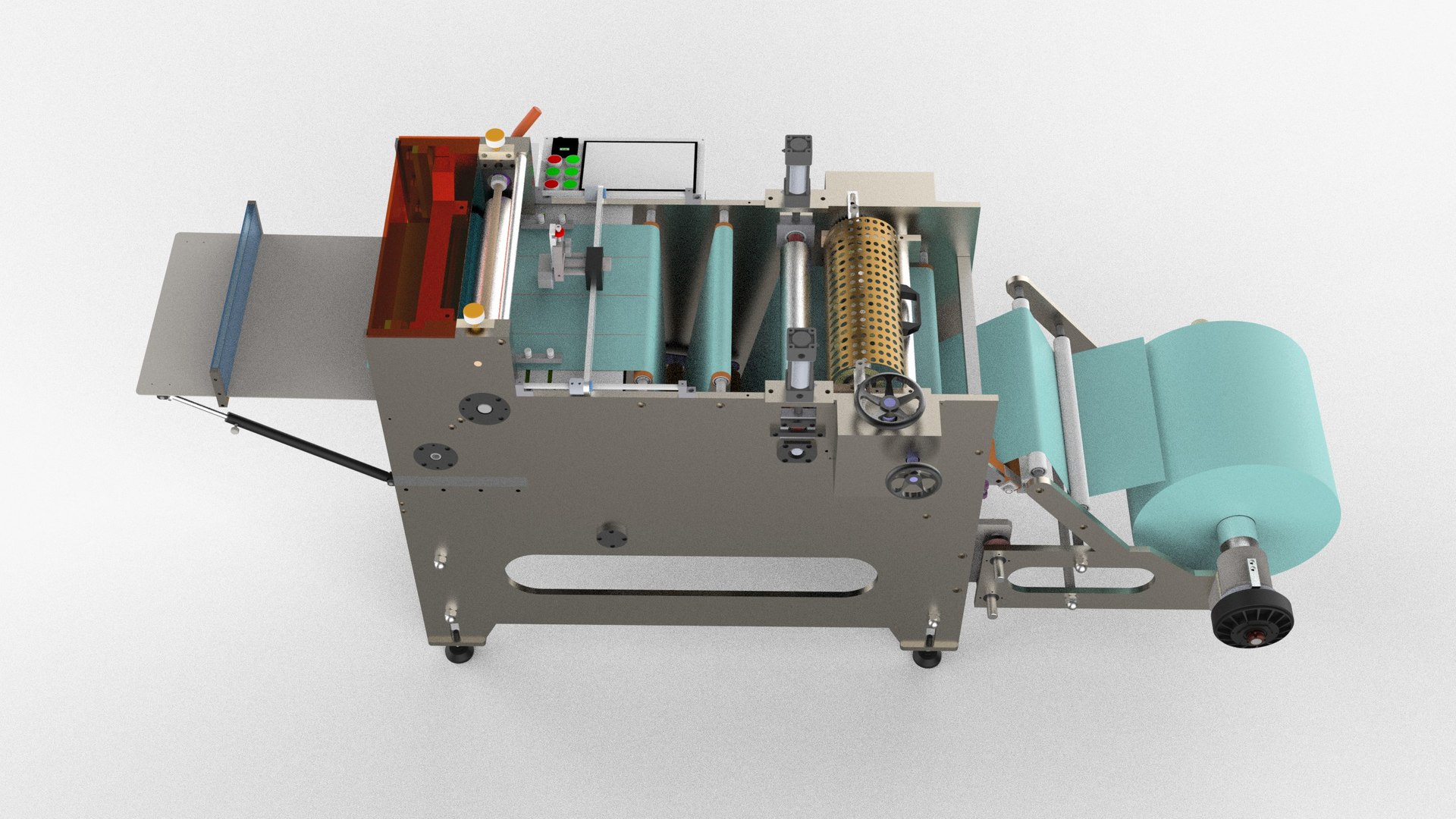 360 Slitting And Slicing Machine 3D Model - TurboSquid 1822445