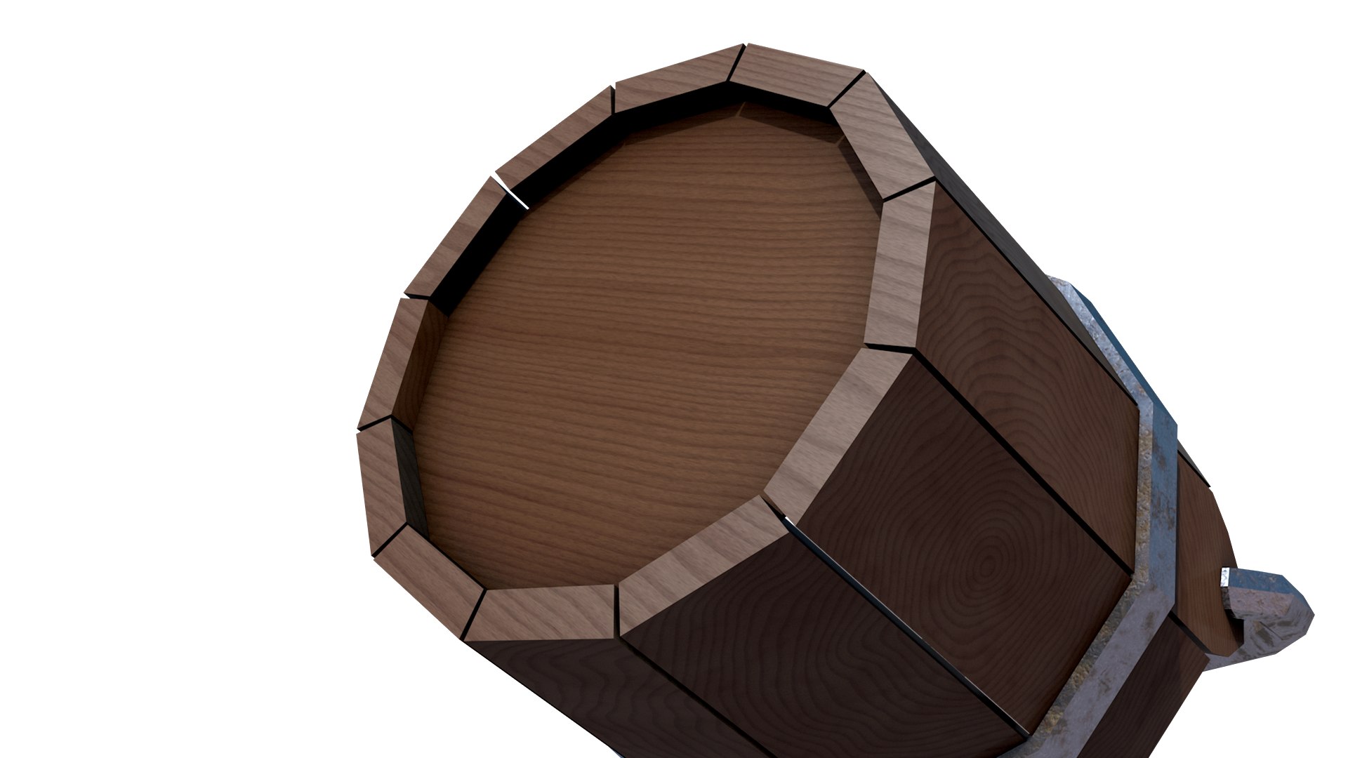 Low Poly Bucket 3D - TurboSquid 1887121