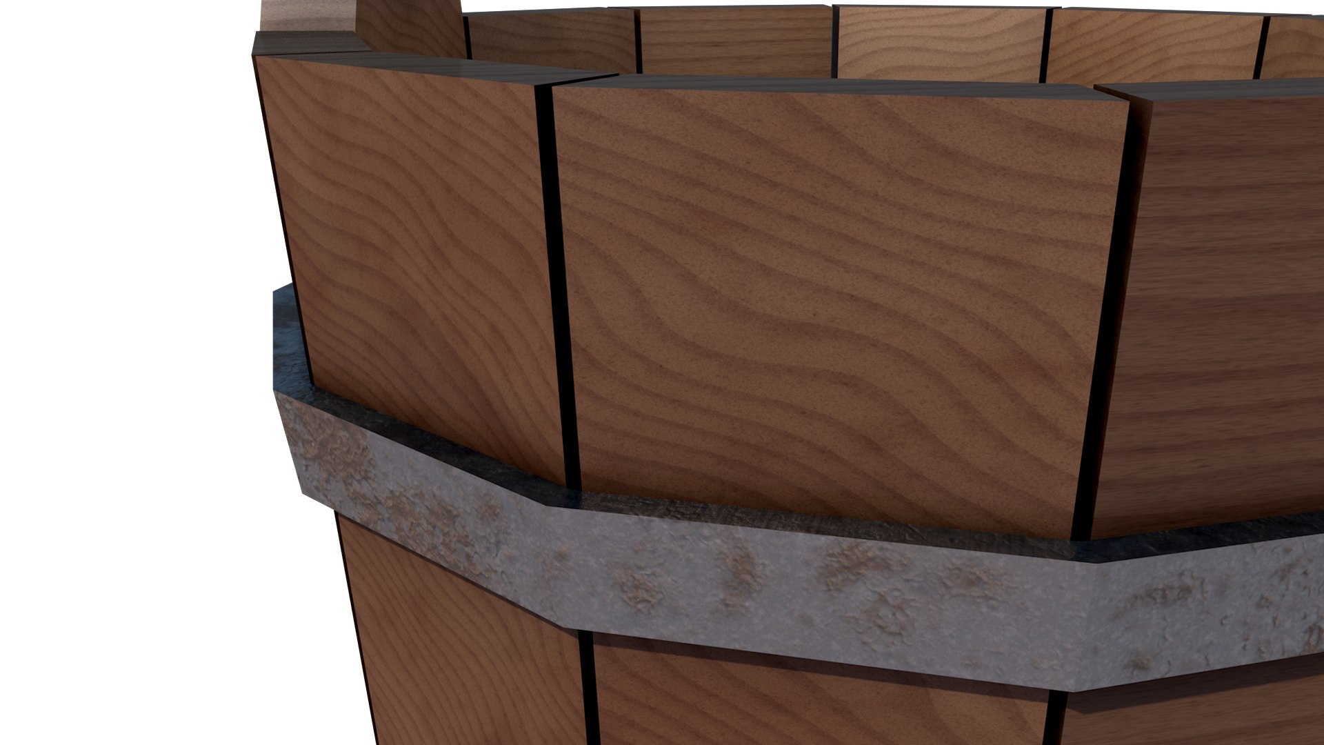 Low Poly Bucket 3D - TurboSquid 1887121