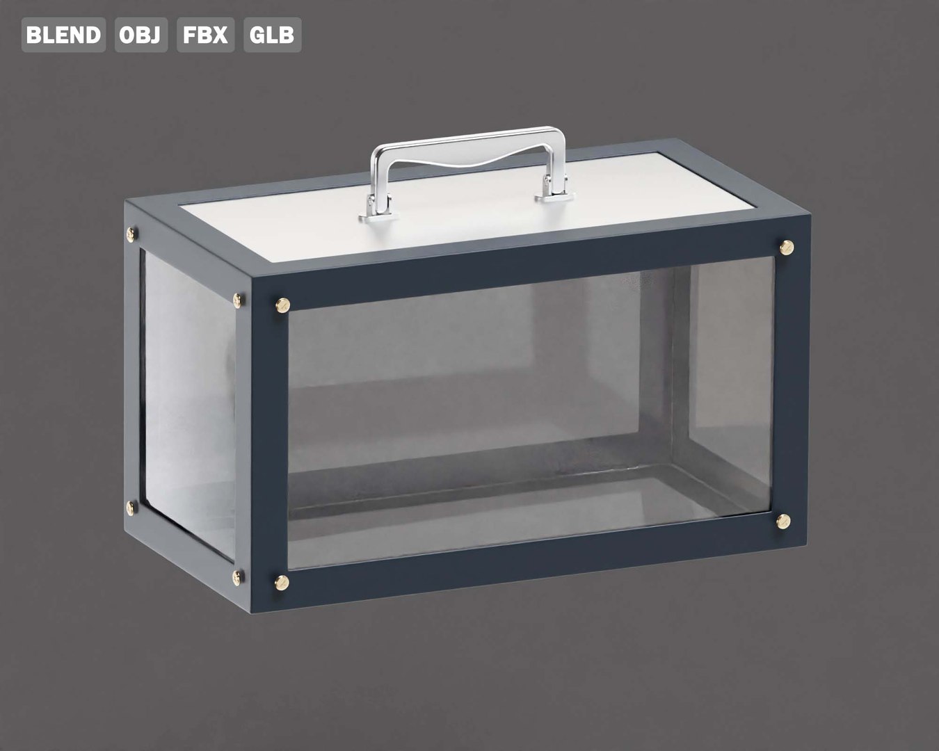 3D Glass Box Model - TurboSquid 2124980