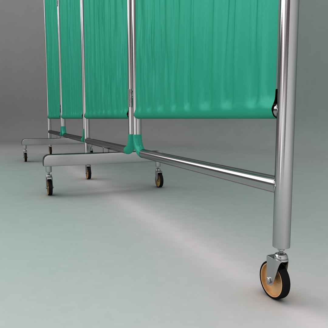 3d Hospital Curtain Model
