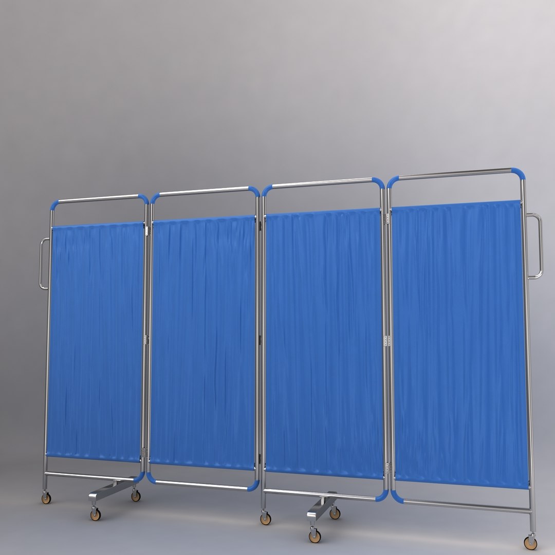 3d Hospital Curtain Model