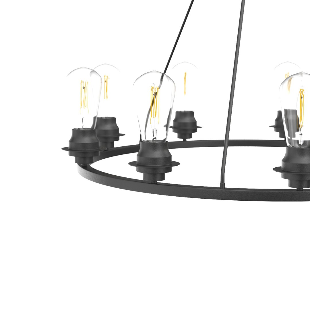 Progress Lighting Debut 9-Light Graphite Modern Contemporary Chandelier ...
