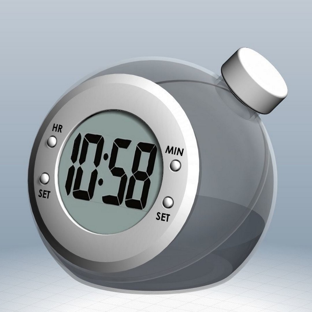 Water Powered Clock 3D Model - TurboSquid 1572747