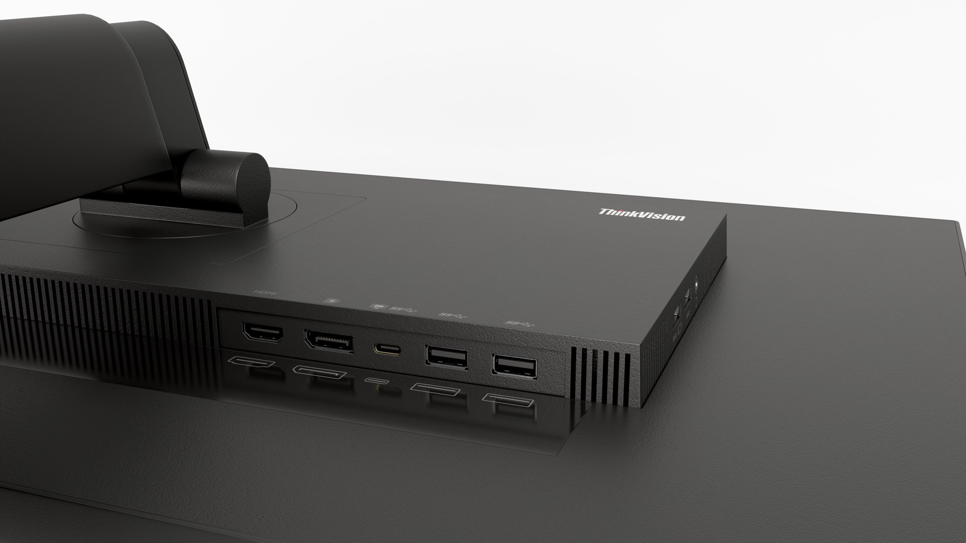 Lenovo ThinkVision T27h-20 Computer Monitor 3D Model - TurboSquid 2080510