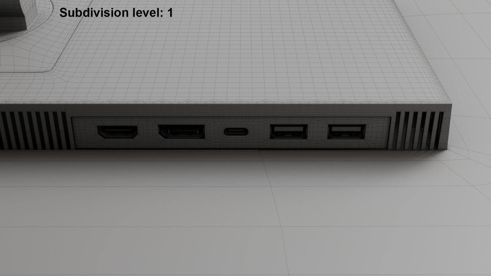 Lenovo ThinkVision T27h-20 Computer Monitor 3D model - TurboSquid 2080510