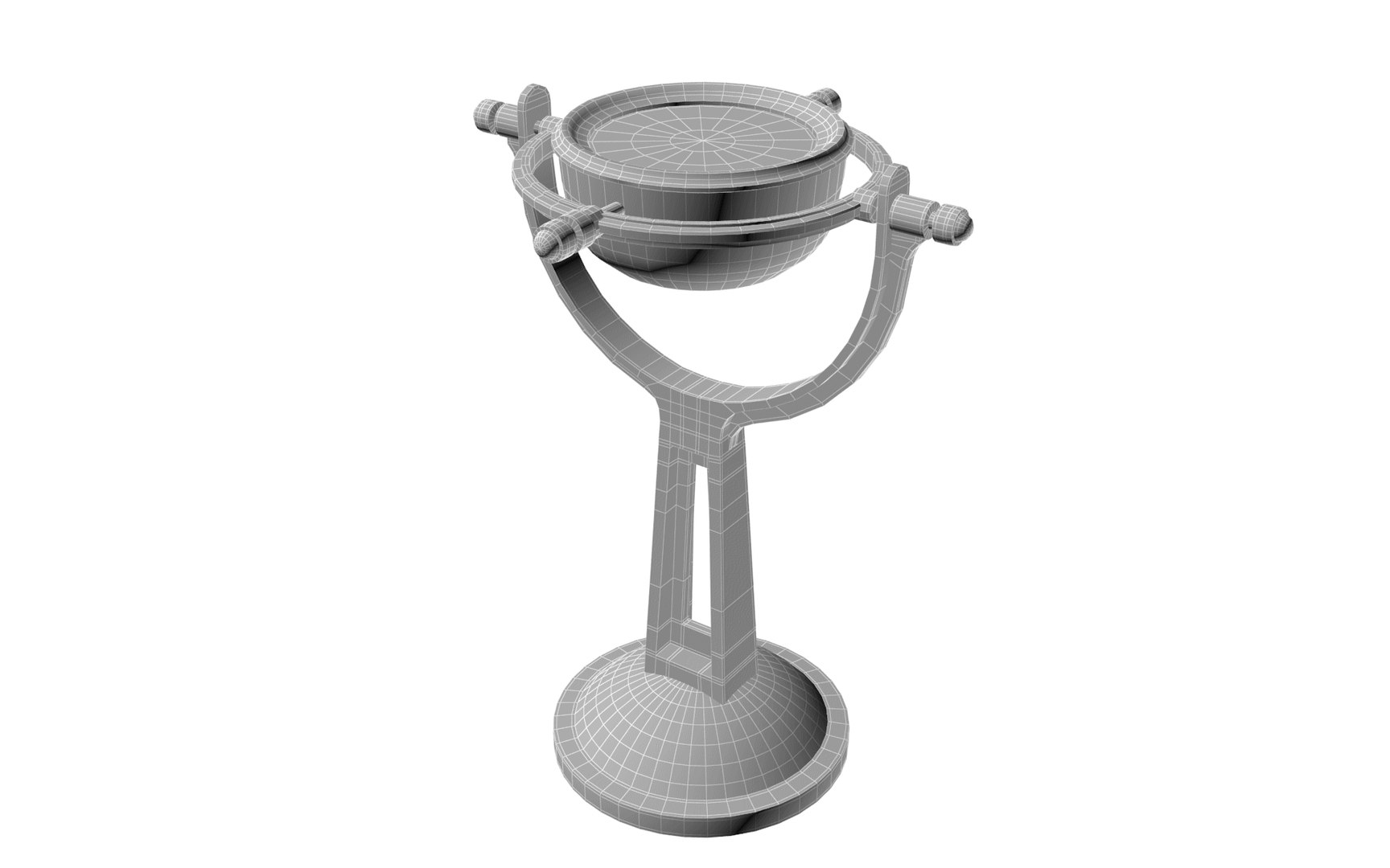 3D Nautical Gyro Compass Model - TurboSquid 1468376