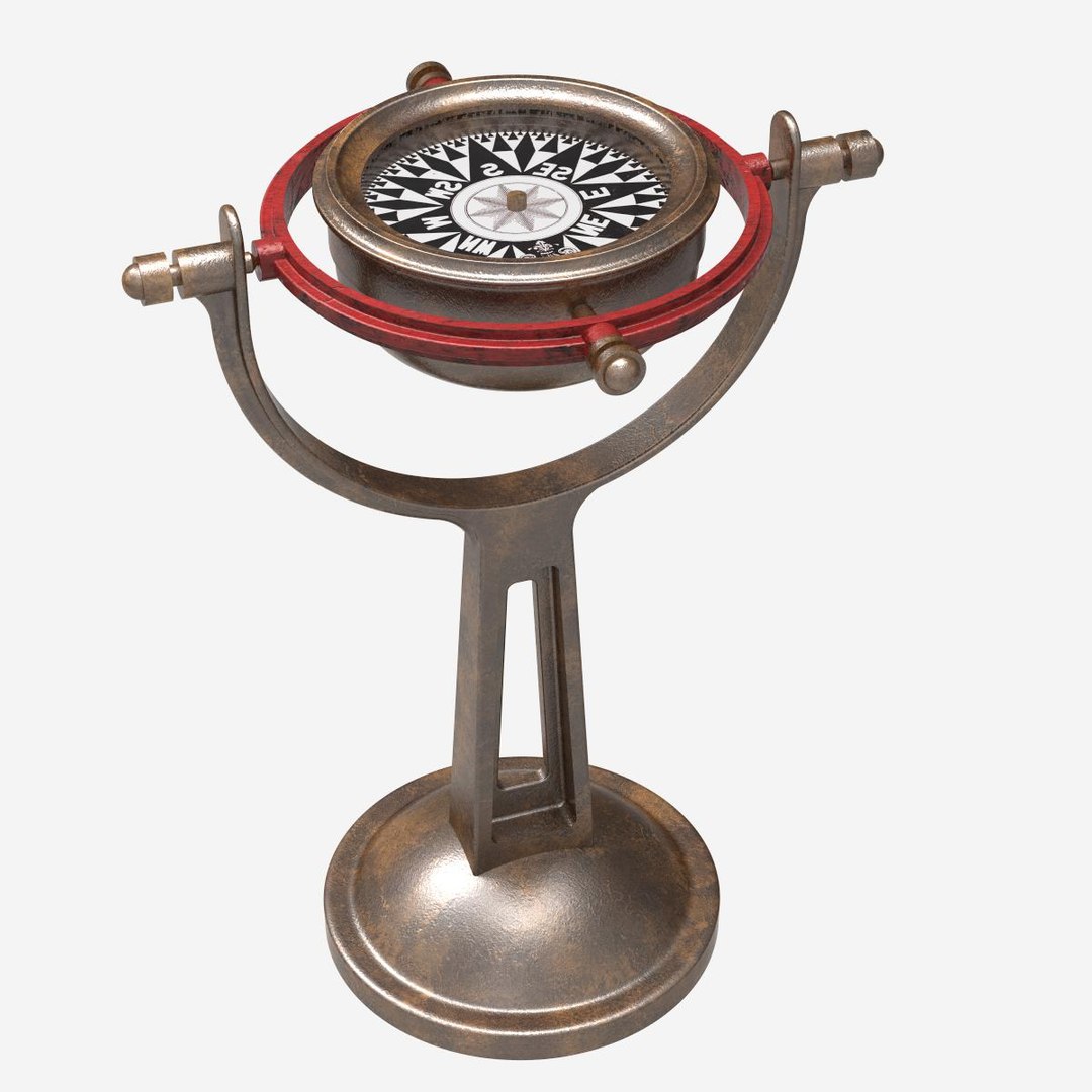 3D nautical gyro compass model - TurboSquid 1468376
